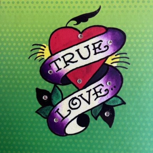 Ed Hardy | Office | Ed Hardy Green True Love Stationary Spiral Notebook ...